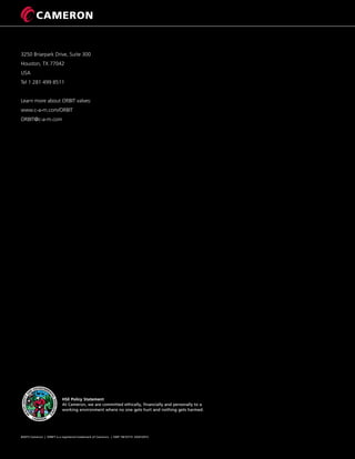 Orbit valves-brochure | PDF