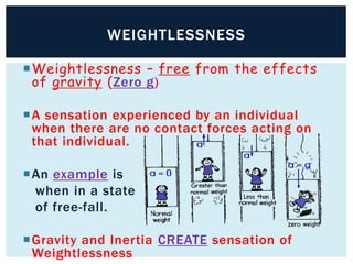 Weightlessness and Orbital.motion | PPTX | Physics | Science