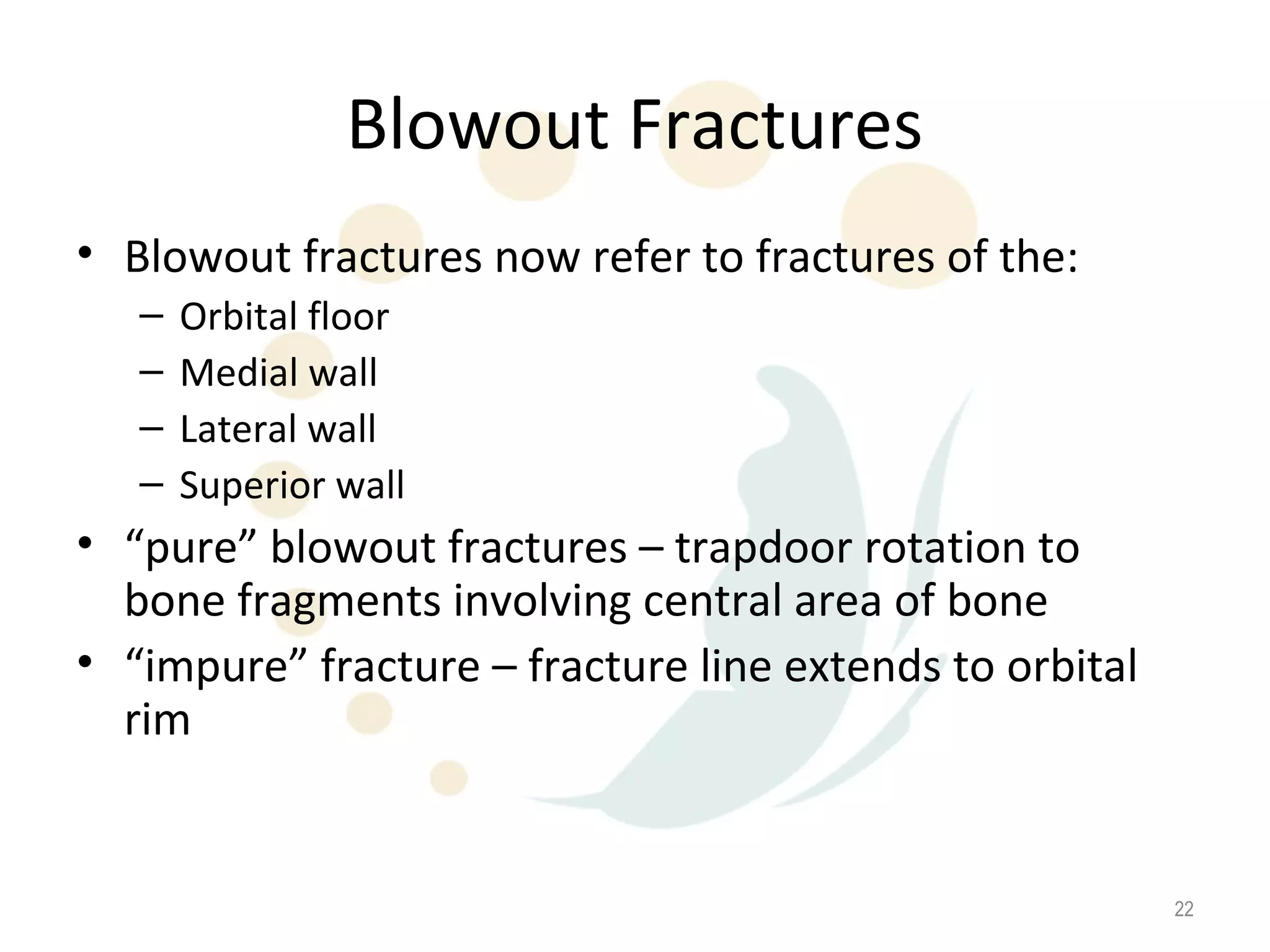 Orbital fractures | PPT