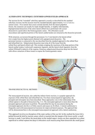 Orbital anatomy and orbital fracture/oral surgery courses by indian ...