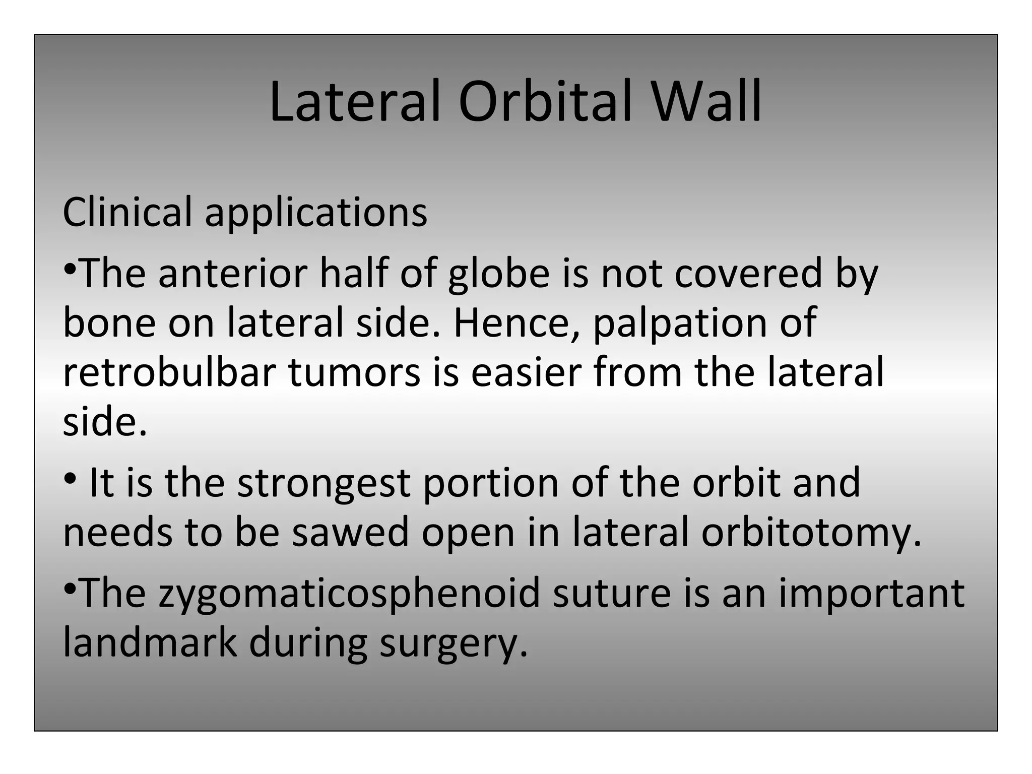 Orbital anatomy | PPT