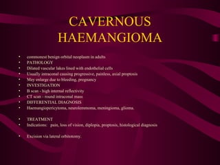 Orbital And Peri Orbital Tumours | PPT