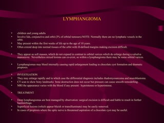 Orbital And Peri Orbital Tumours | PPT