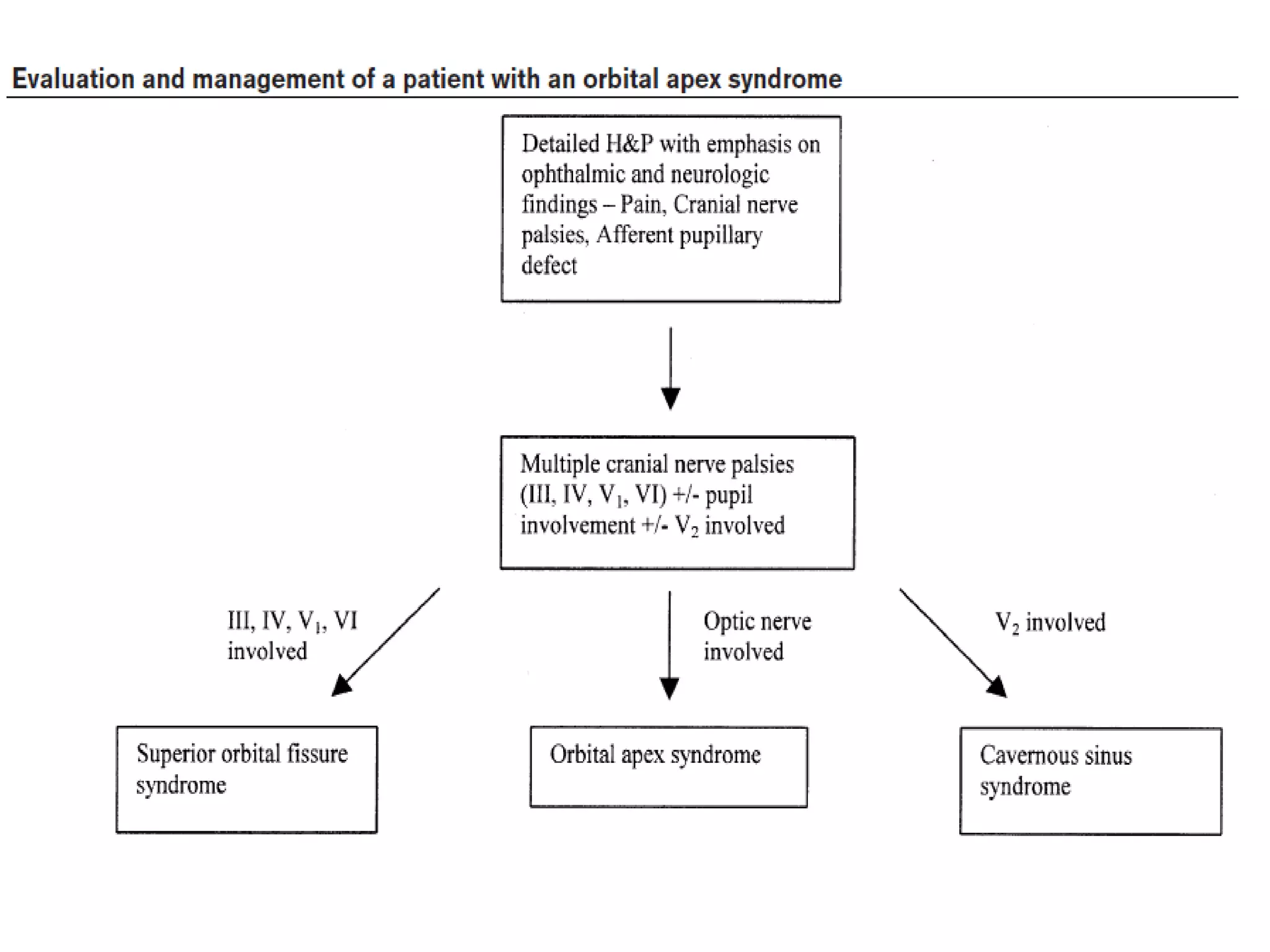 Orbital apex syndrome | PPTX