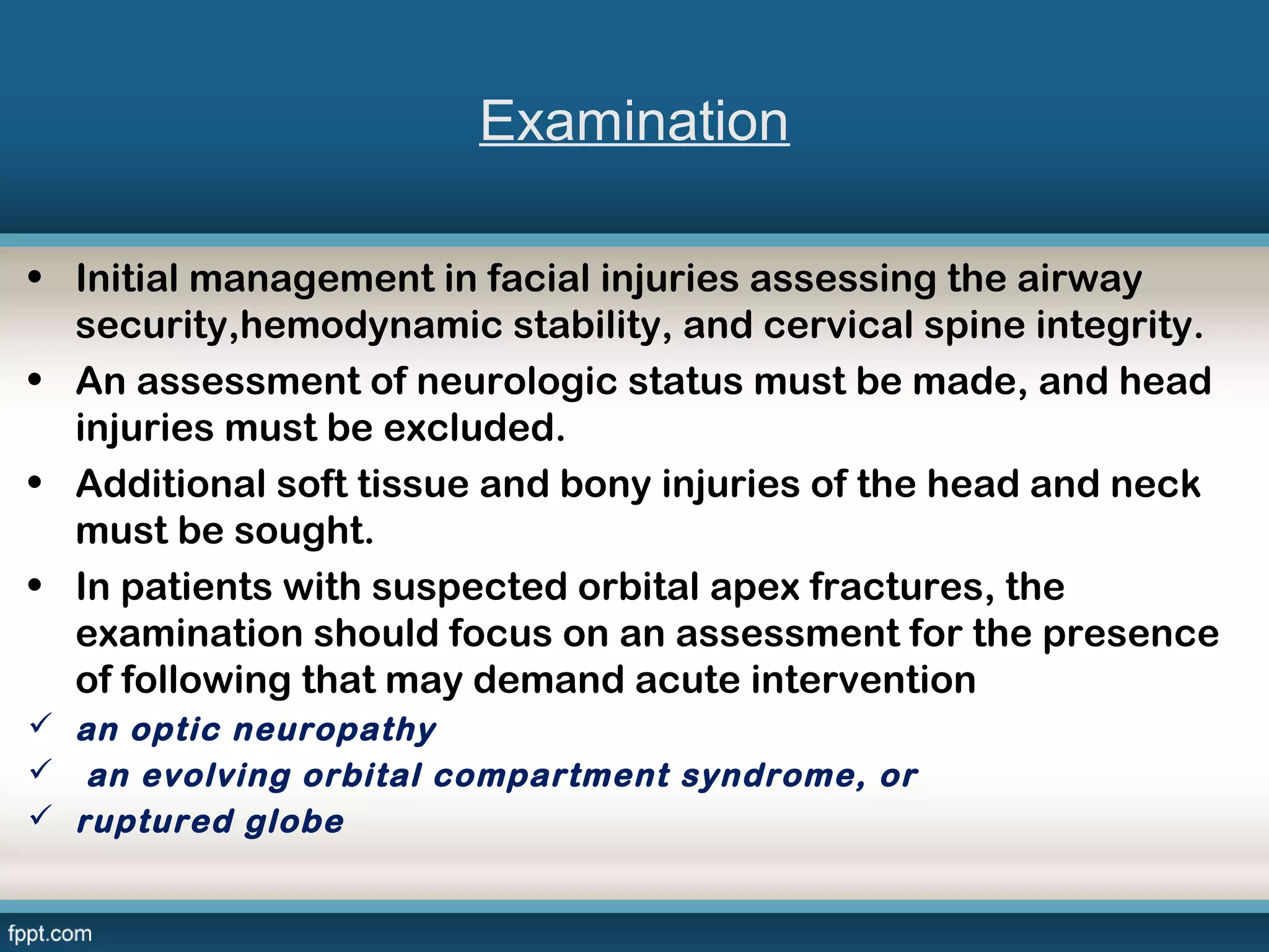 Orbital apex syndrome | PPT