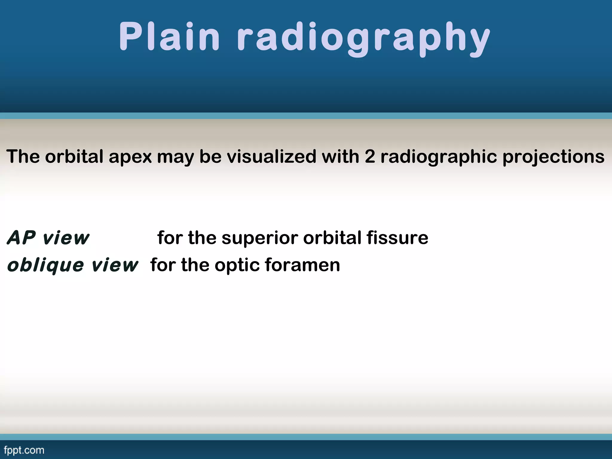 Orbital apex syndrome | PPT