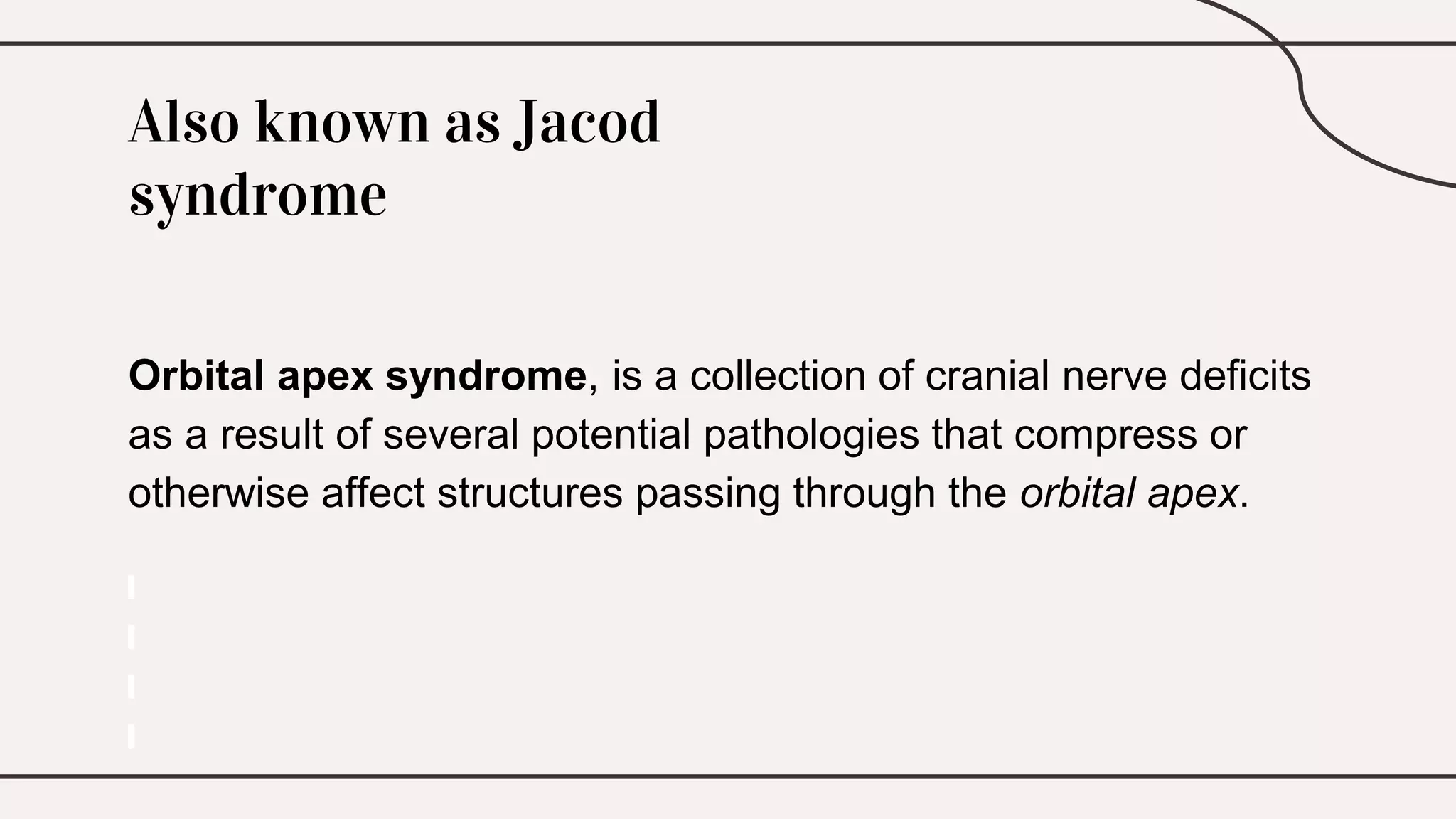 Orbital Apex Syndrome.pptx