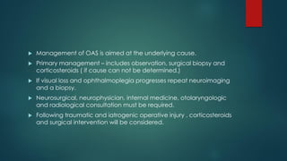 Orbital apex syndrome | PDF | Ear, Nose and Throat Conditions ...