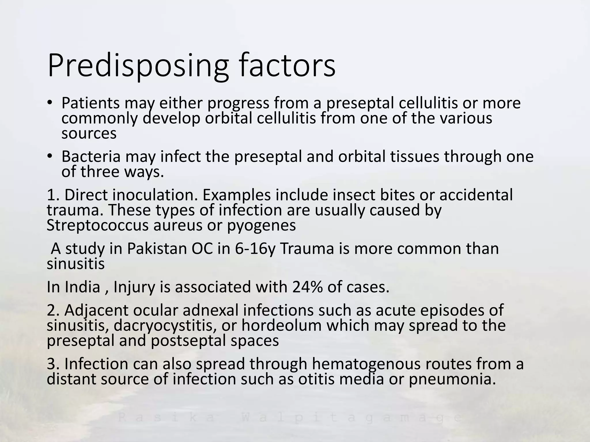 Orbital Cellulitis | PPTX