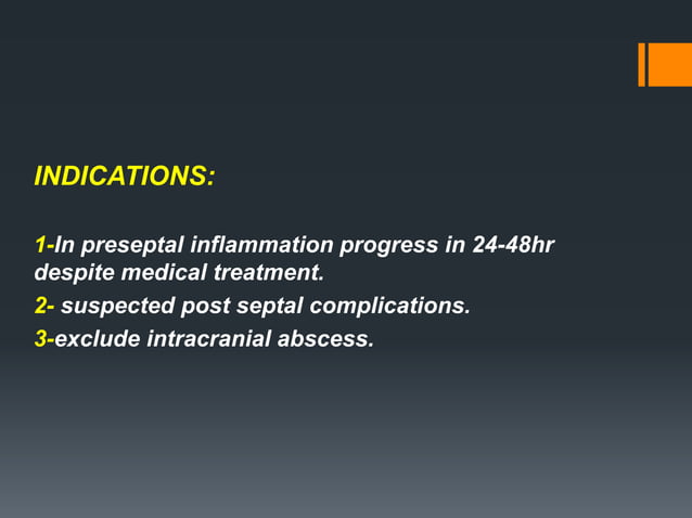 Orbital complications of acute Rhinosinusitis | PPTX