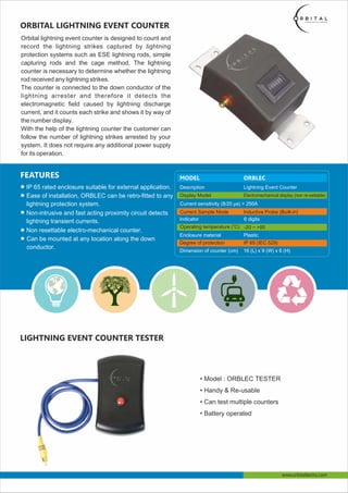 ORBITAL ESE ACTIVE LIGHTNING ARRESTER | PDF