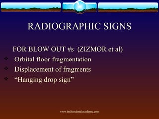 Orbital floor reconstruction /certified fixed orthodontic courses by ...
