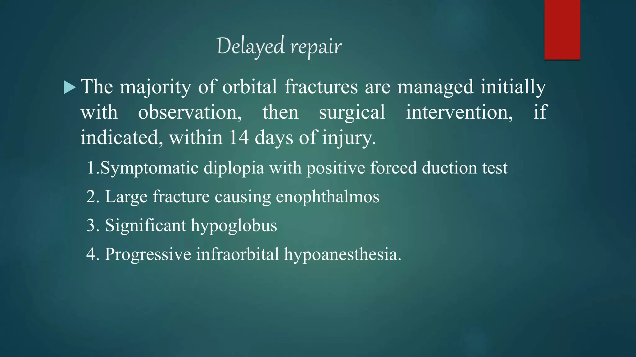 Orbital fracture | PPTX