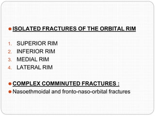 Orbital Fractures | PPTX