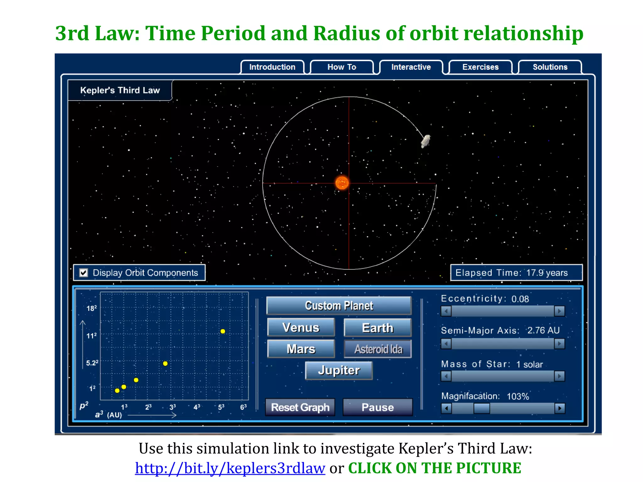 9.4 - Orbital Motion & Kepler's third law | PPTX