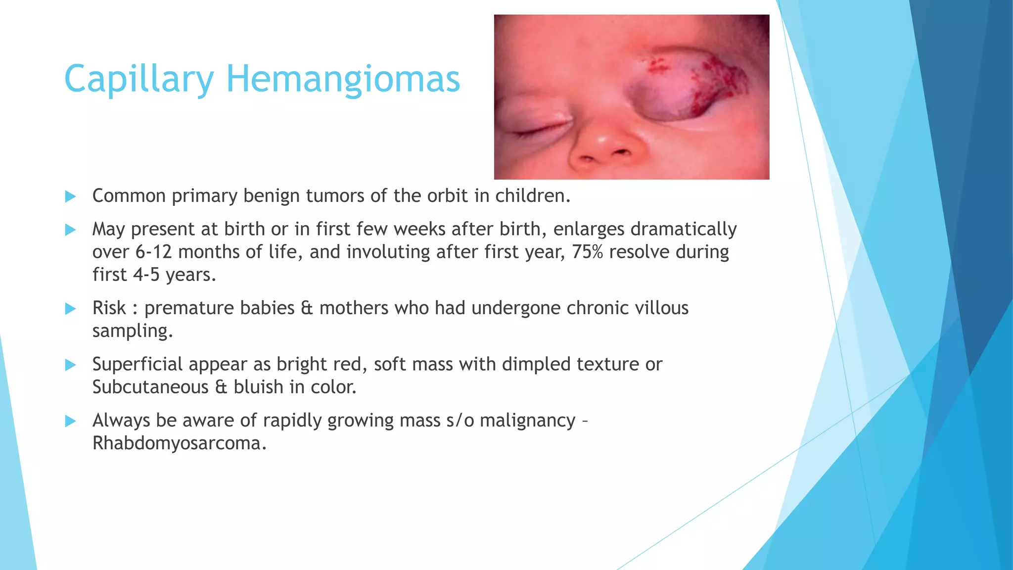 Orbital neoplasms & malformations | PPTX