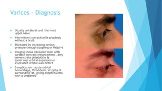 Orbital neoplasms & malformations | PPTX