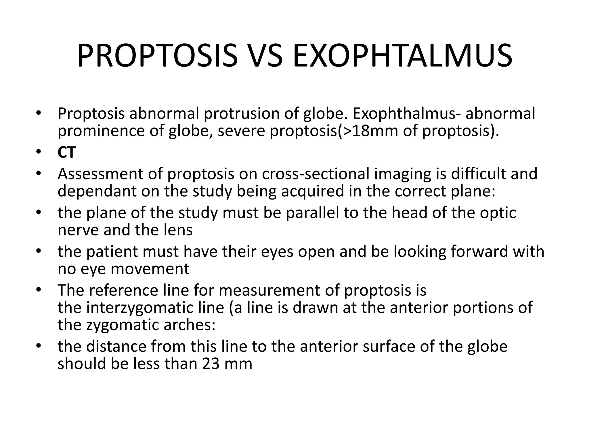 Imaging in orbital pathology | PPTX