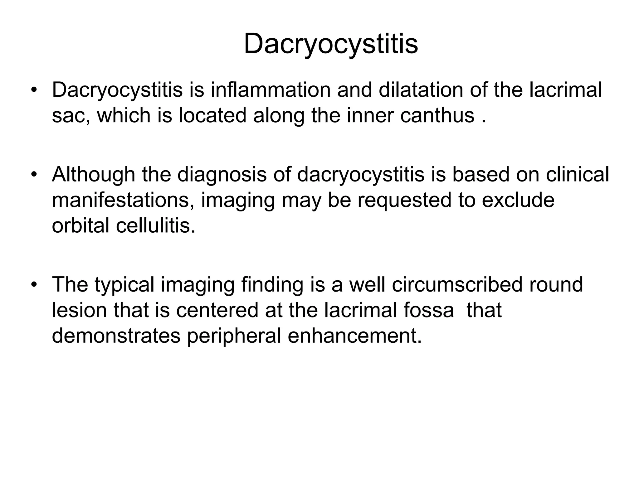 Imaging in orbital pathology | PPTX