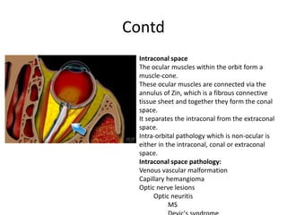 Imaging in orbital pathology | PPTX