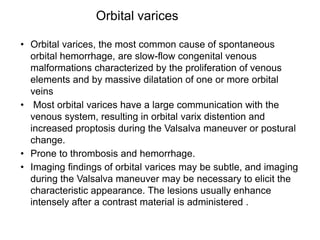 Imaging in orbital pathology | PPTX