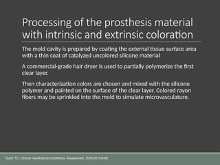 ORBITAL PROSTHESIs prosthodontics presentation | PPTX