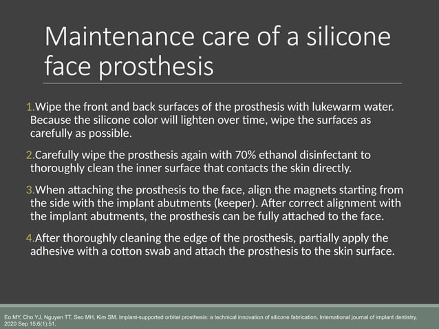 ORBITAL PROSTHESIs prosthodontics presentation | PPT