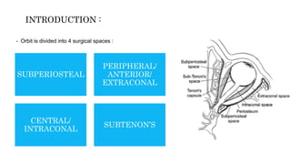 Orbital spaces | PPTX | Eye and Vision Conditions | Diseases and Conditions