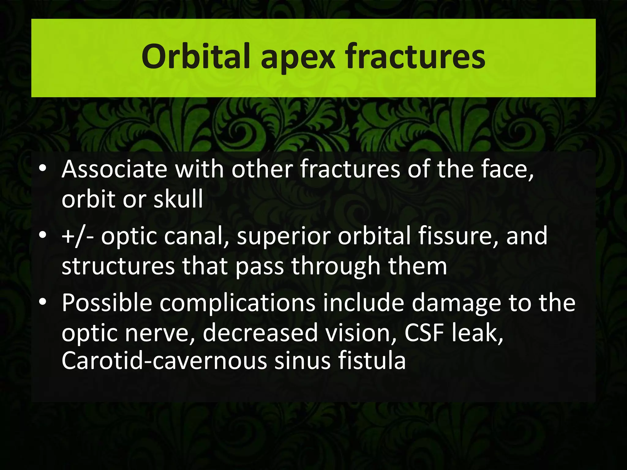 Orbital trauma | PPTX