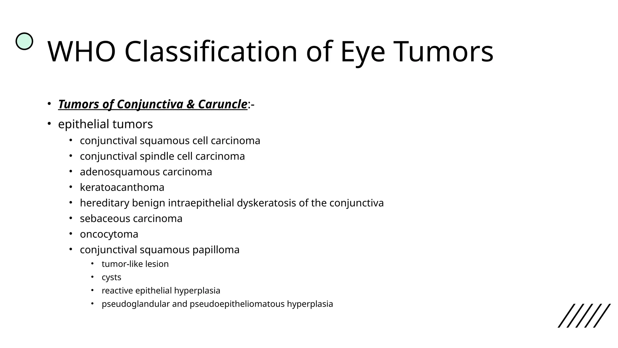 Malignant tumors of anterior segment of eye .pptx