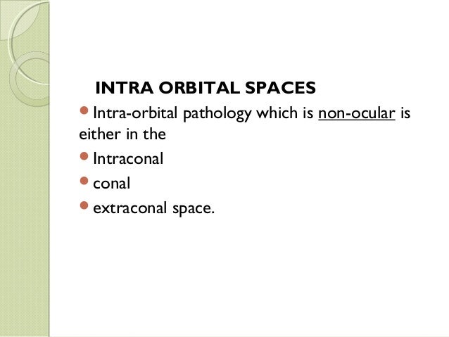 Orbital tumours