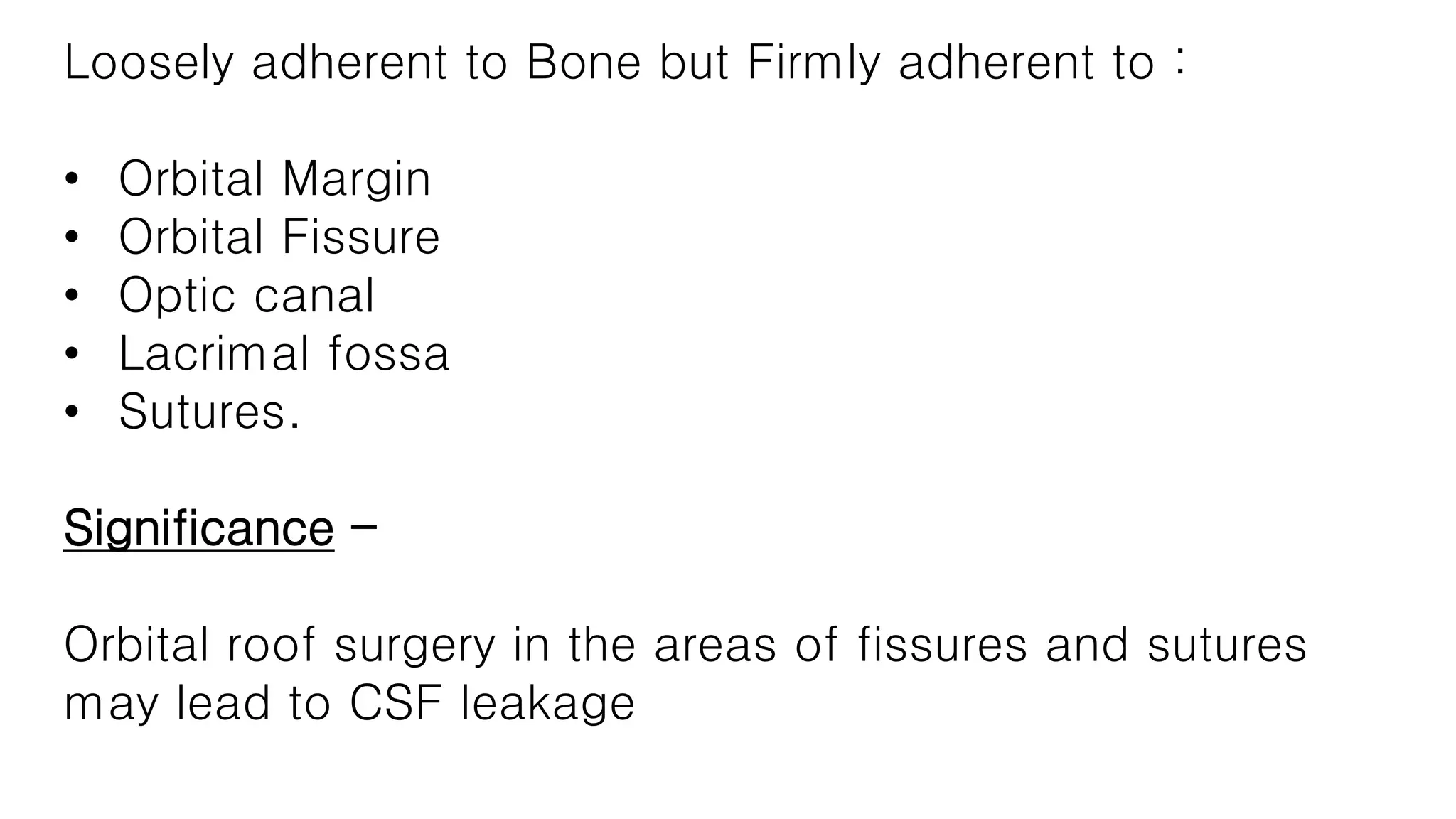 Orbit Anatomy and Surgical Spaces | PPTX