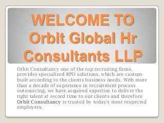 Orbit consultancy