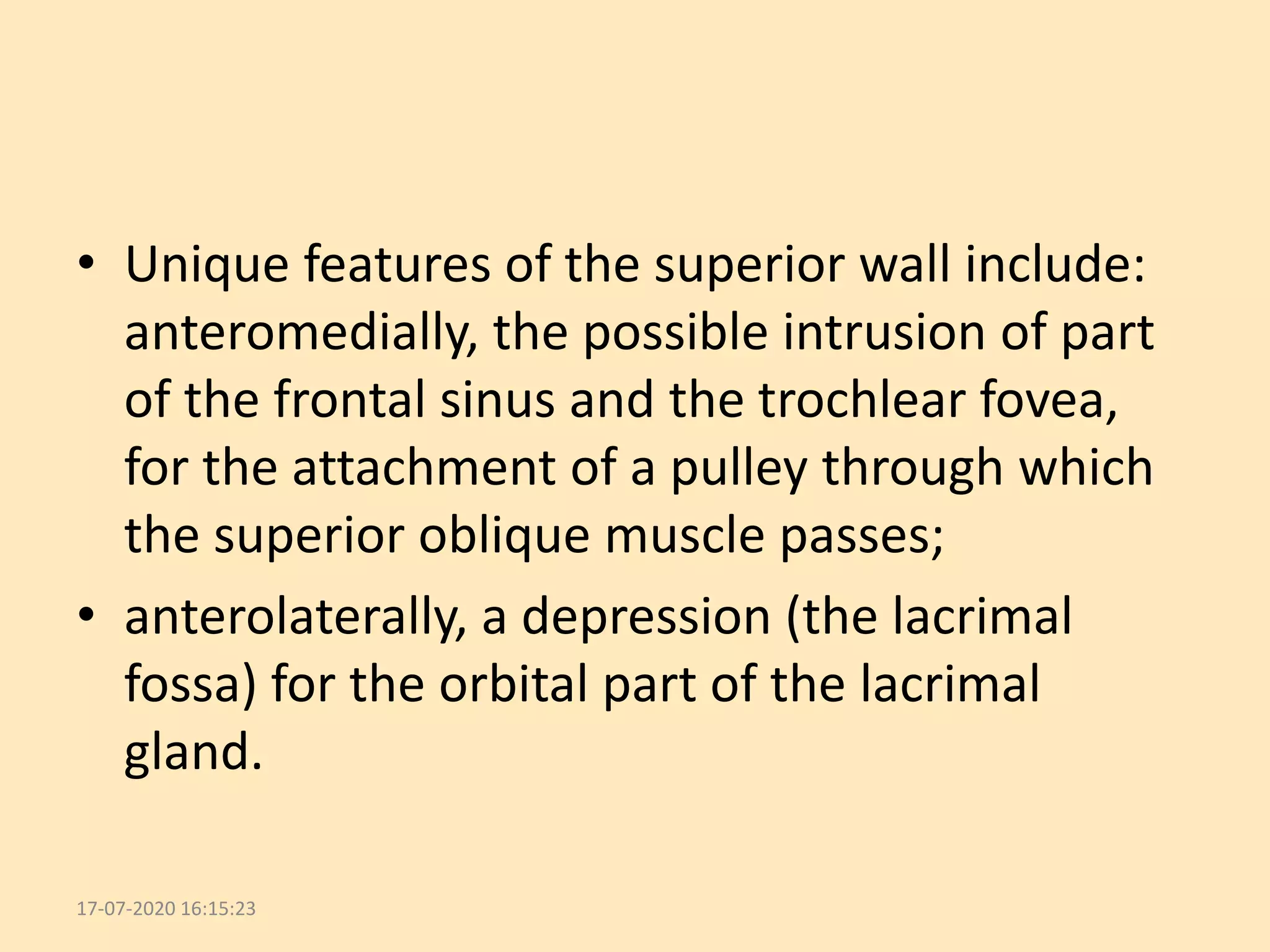 Surgical Anatomy of Orbit | PPTX