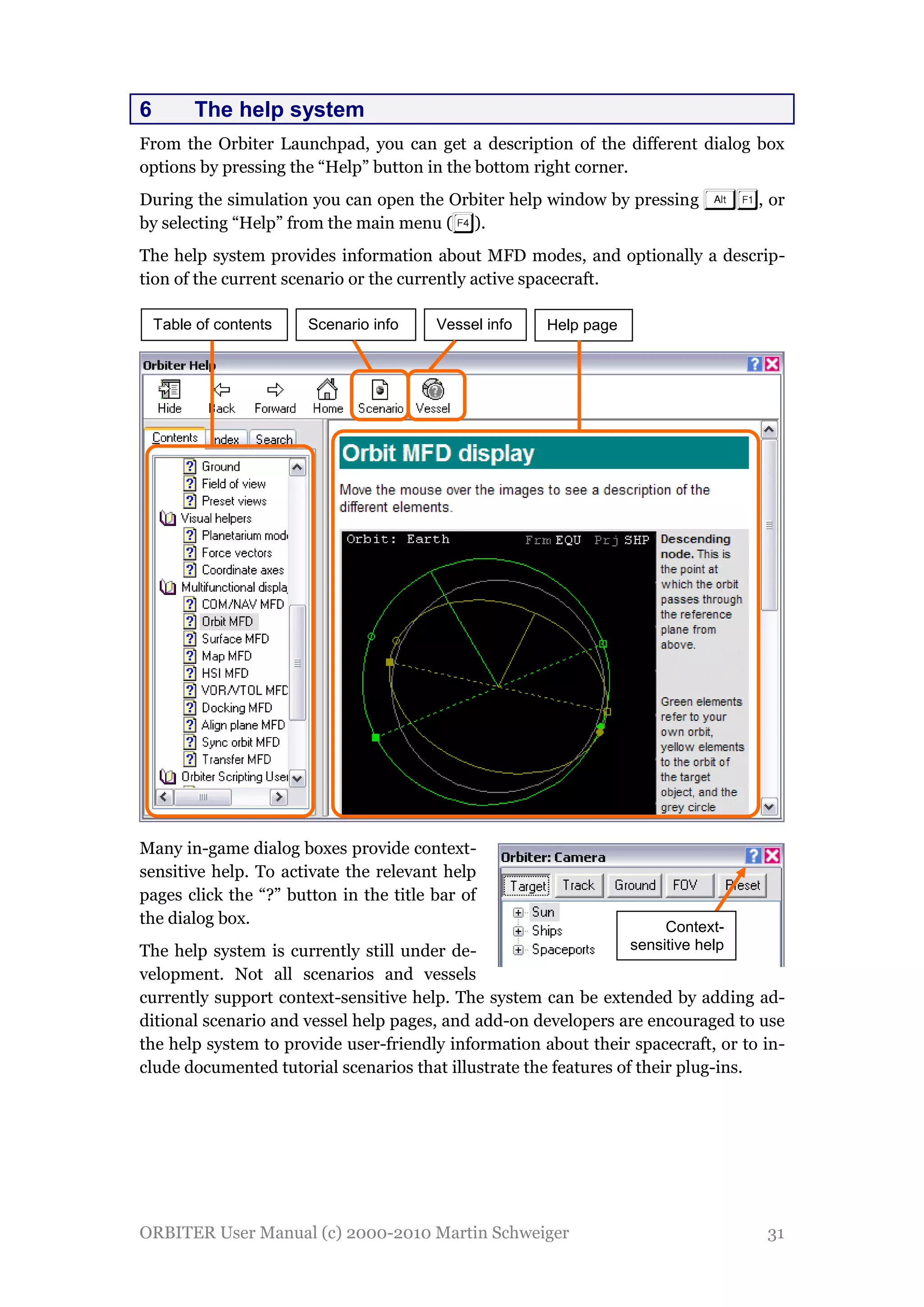 Orbiter 2010 manual. | PDF