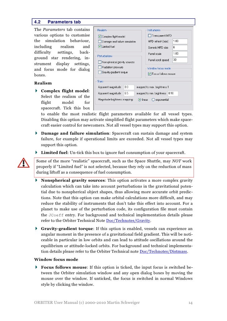 Liftoff simulator manual - lindatek