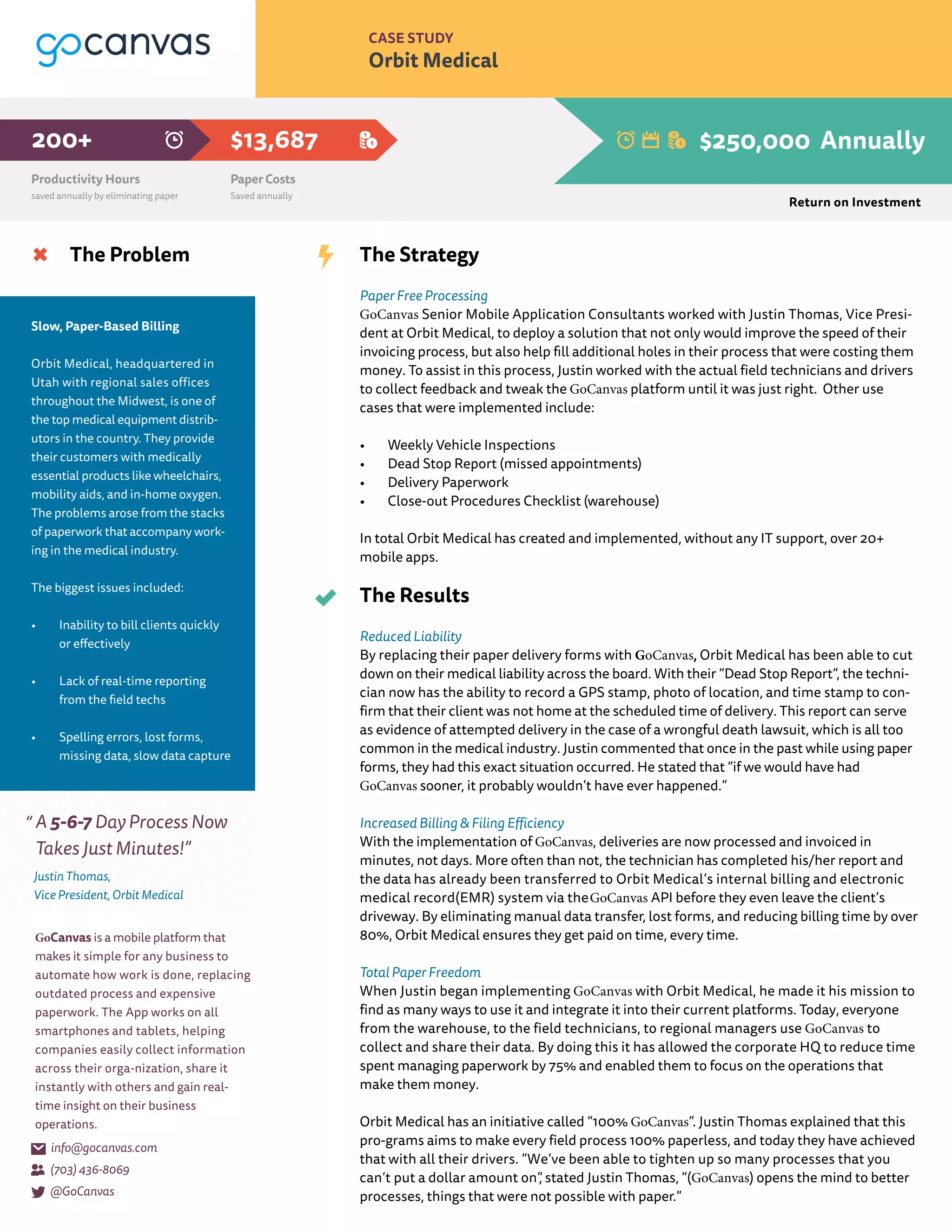 Case Study: Orbit Medical | PDF