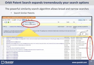 Orbit Patent Search | PDF
