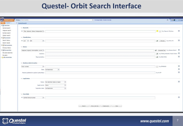 Orbit Patent Search | PDF | Search | Internet