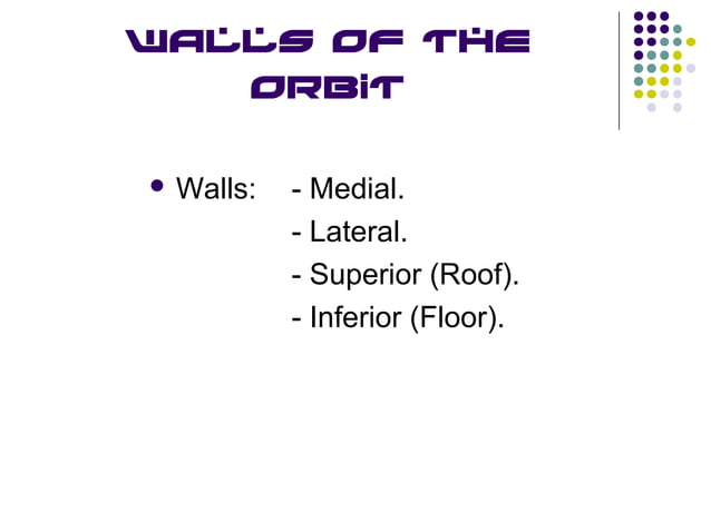 Bony Orbit Eyeball Ppt Ppt