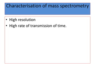 Orbitrap mass spectrometry | PPTX