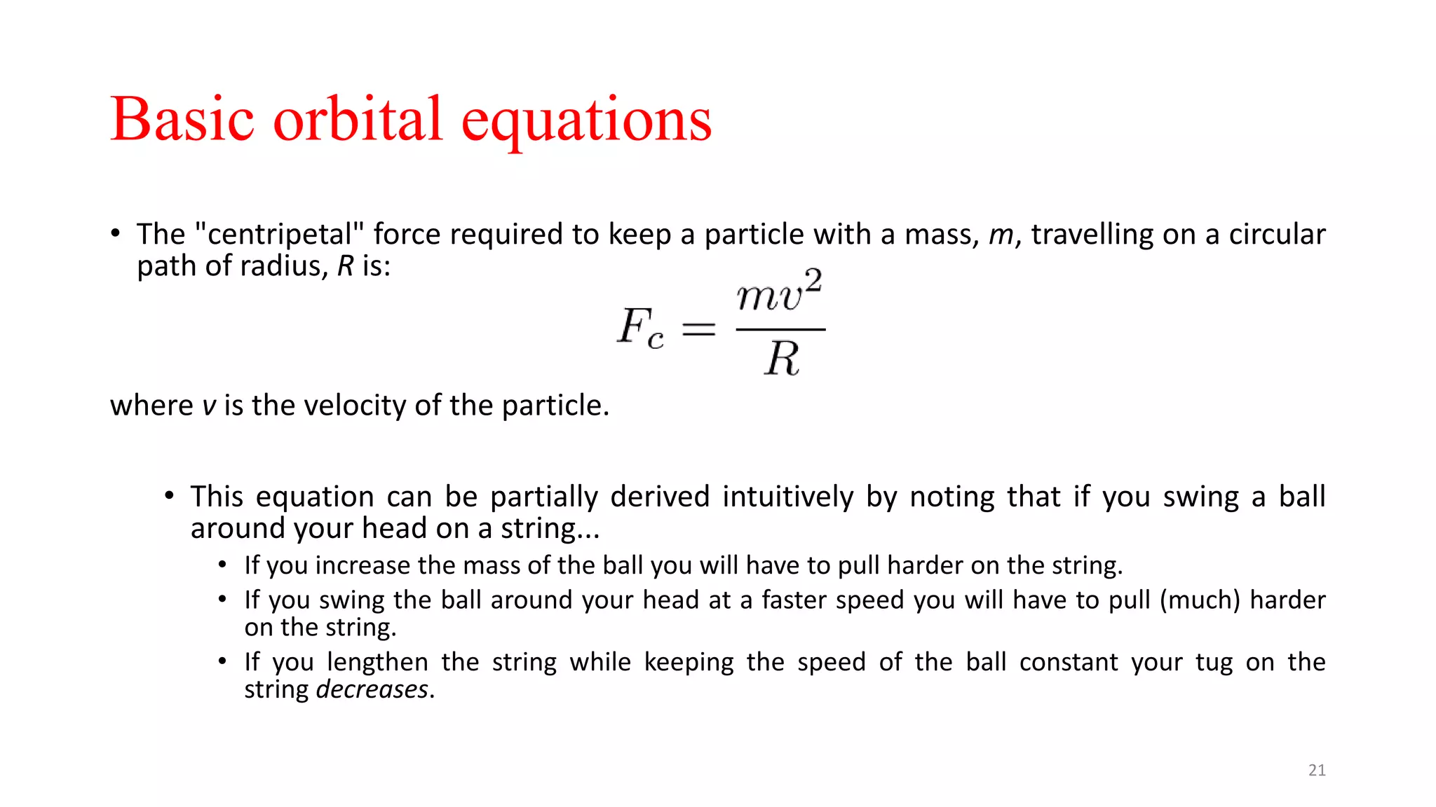 Orbits and space flight, types of orbits | PPTX