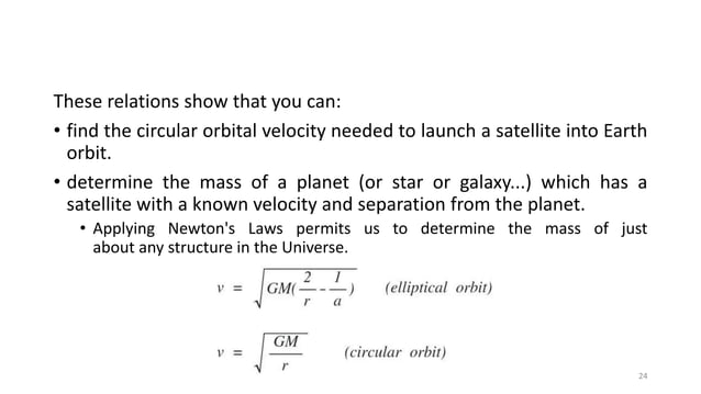 Orbits and space flight, types of orbits | PPTX