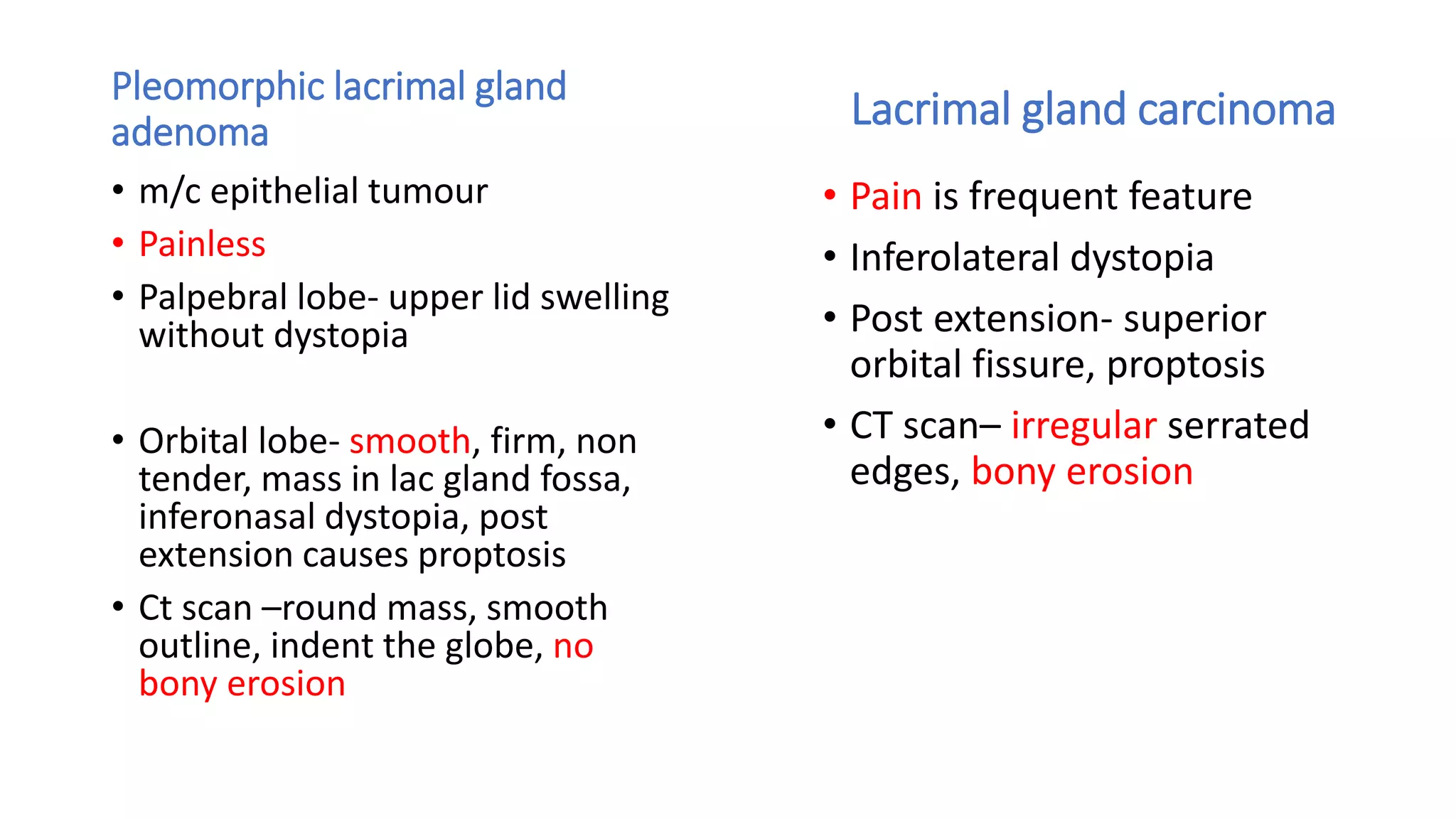 anatomy of orbital spaces, tumours and its importance | PDF