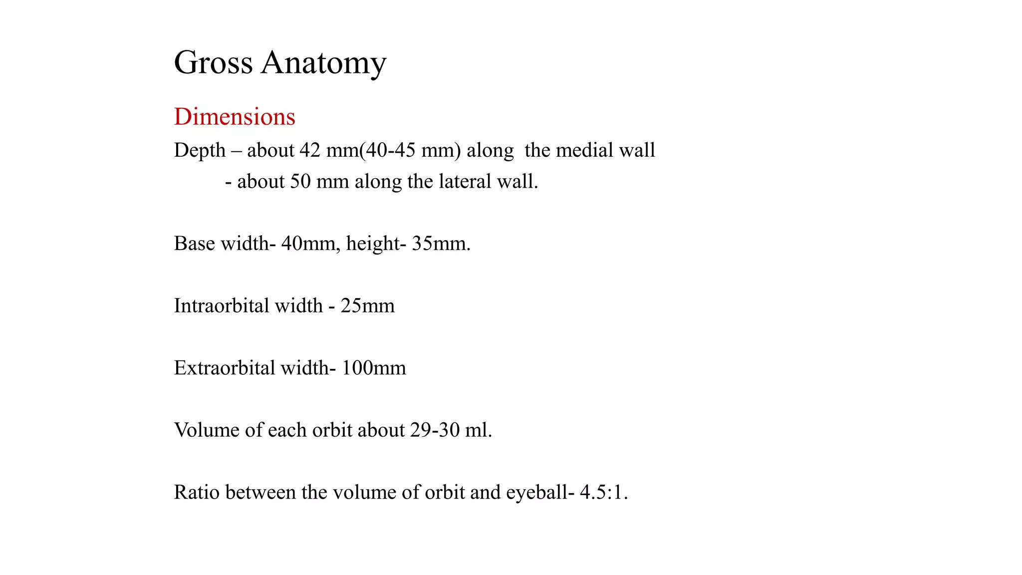 anatomy of orbital spaces, tumours and its importance | PDF
