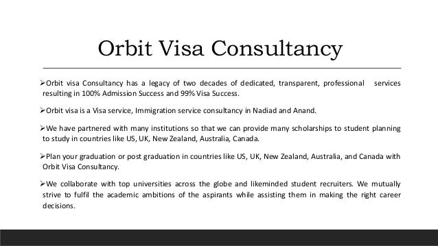 Orbit visa consultancy student work permit tourist visa consultancy and ...