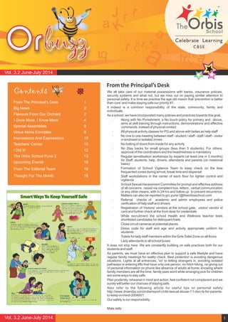 Orbuzz - Orbis School Monthly Magazine - Vol. 3.2 June-July 2014 | PDF