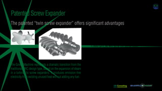 ORC ElectraTherm Green Machine - waste heat to power, Power generation ...