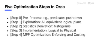 [Paper Reading]Orca: A Modular Query Optimizer Architecture for Big Data | PPT
