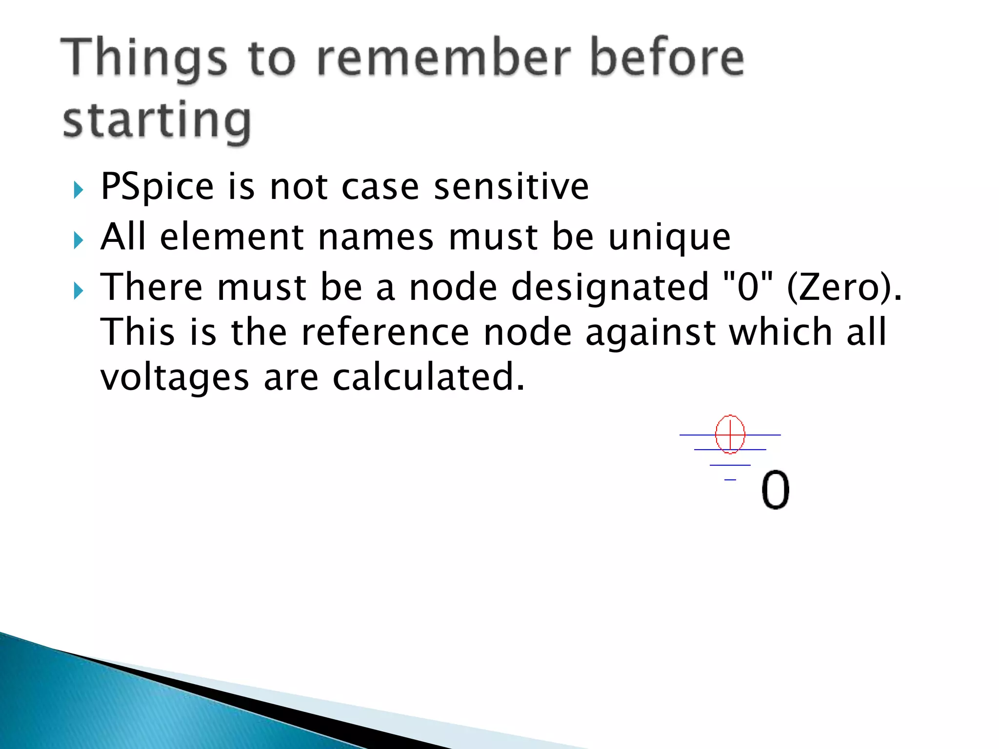 Orcad pspice intro and basics | PPTX